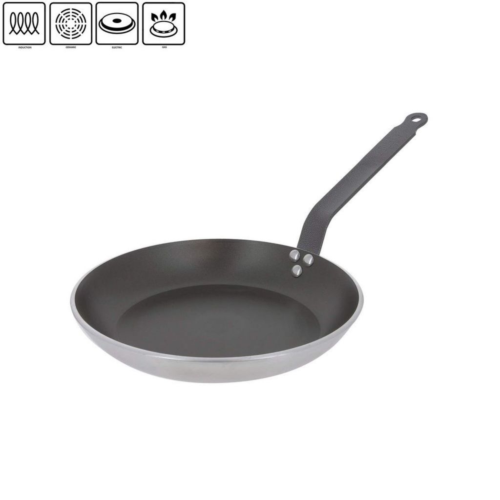 ΤΗΓΑΝΙ ΑΛΟΥΜΙΝΙΟΥ ΑΝΤΙΚΟΛΛΗΤΙΚΟ INDUCTION (5mm-Φ28cm) Λαβή INOX 'FAYMONT'