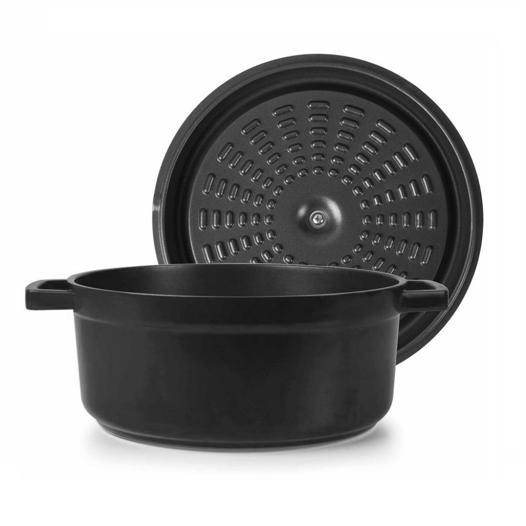 ΧΥΤΡΑ ΑΛΟΥΜΙΝΙΟΥ INDUCTION (Φ28cm) Μαύρη "Lacor"