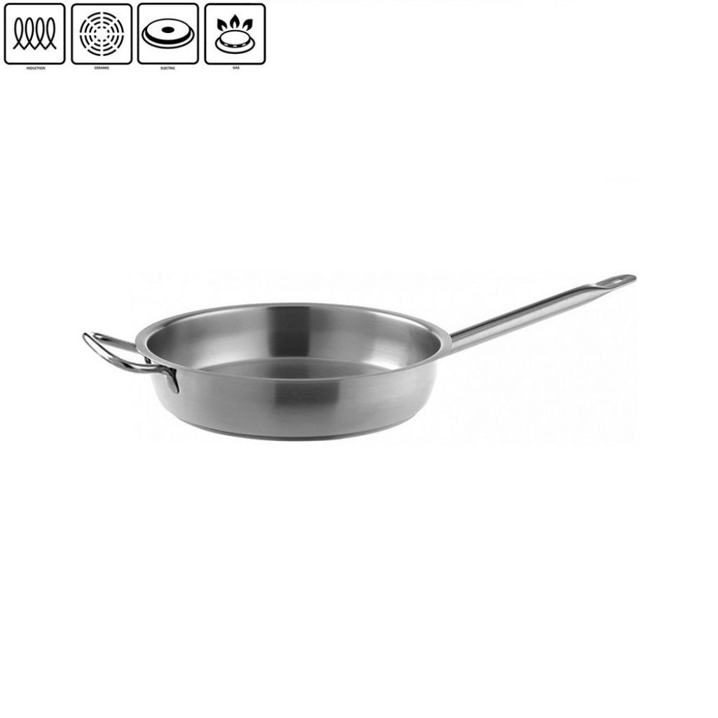 ΤΗΓΑΝΙ INOX INDUCTION Σατινέ (Φ40cm) 'Ρintinox'