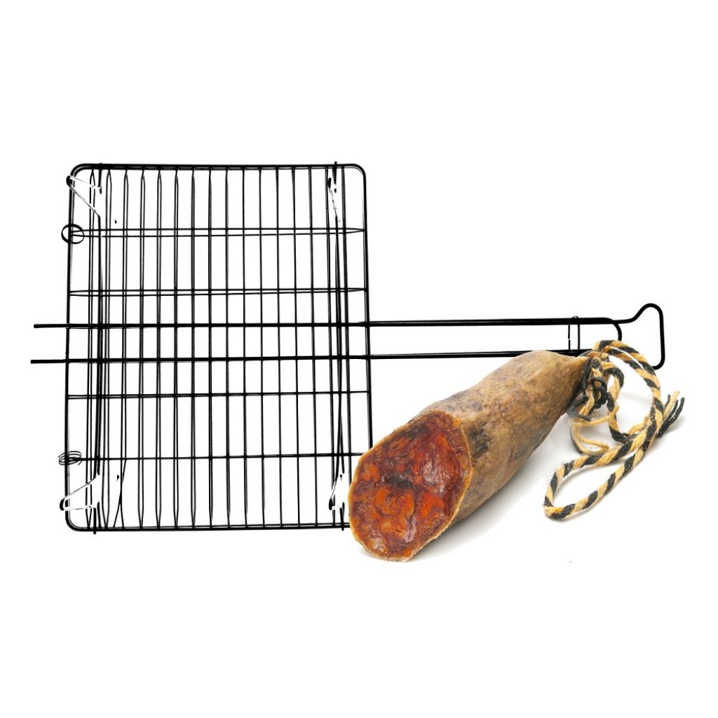ΣΧΑΡΑ ΨΗΤΩΝ INOX (40x33cm) ΑΠΛΗ με πόδι 'F&B'
