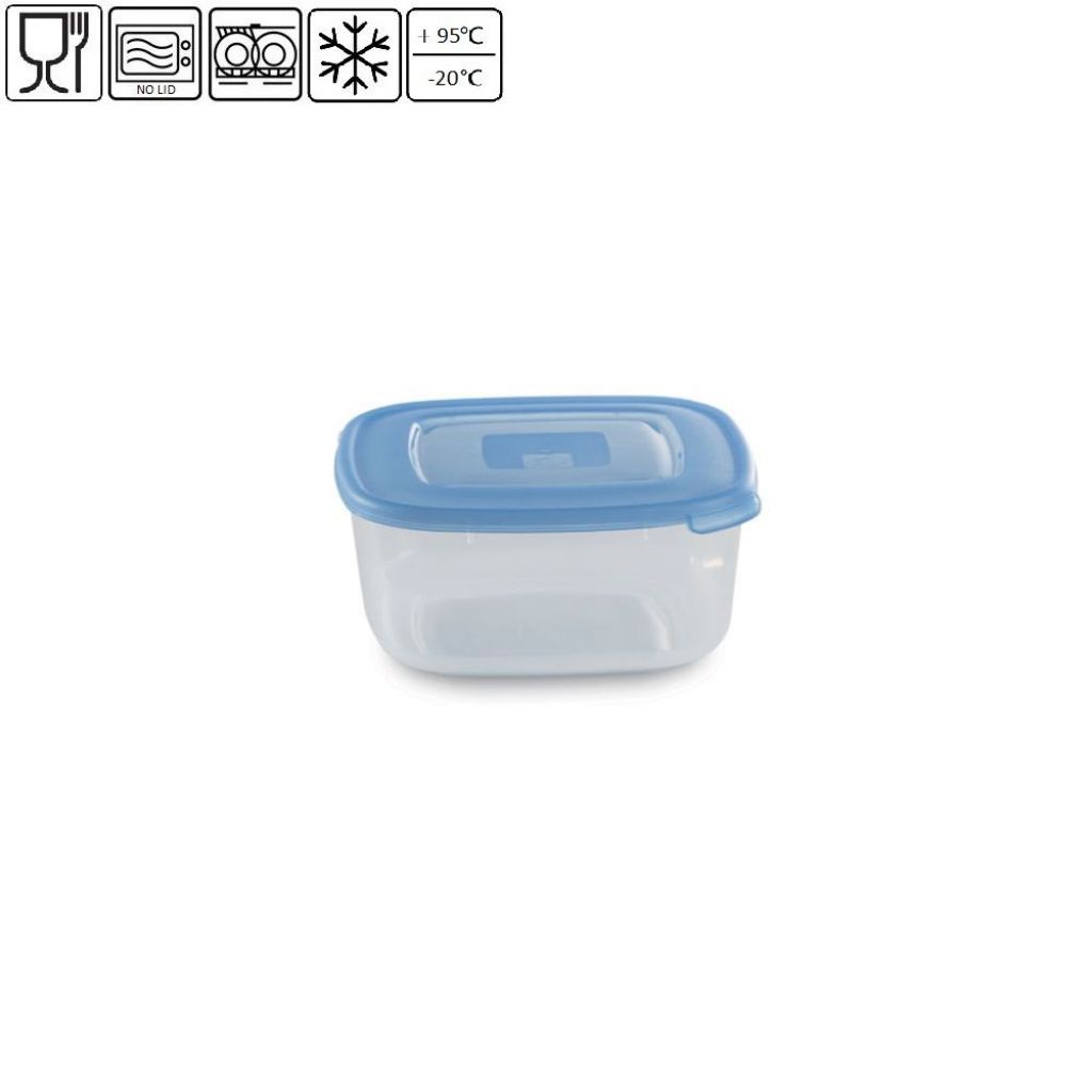 Δοχείο ΦΑΓΗΤΟΥ PP Τετράγωνο Αεροστεγές (0.75lt) 'GIGANPLAST'