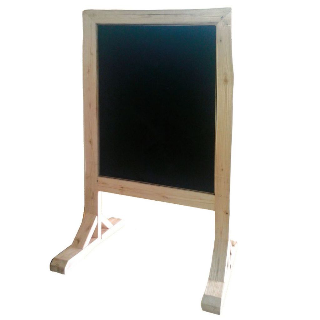 ΠΙΝΑΚΑΣ ΜΕΝΟΥ Ξύλινος ΔΙΠΛΗΣ ΟΨΗΣ (118x69cm) 'Γωνία'