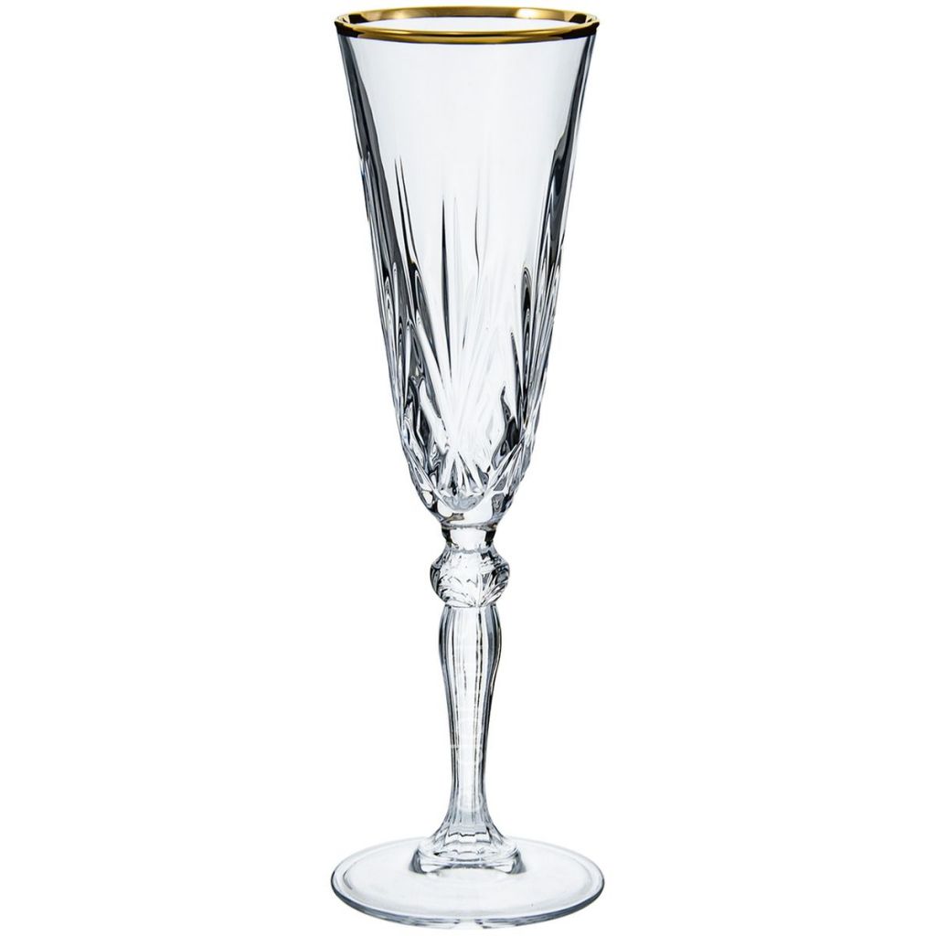 ΠΟΤΗΡΙ ΣΑΜΠΑΝΙΑΣ FLUTE 160ml 'RCR-Melodia' ΧΡΥΣΟ ΧΕΙΛΟΣ