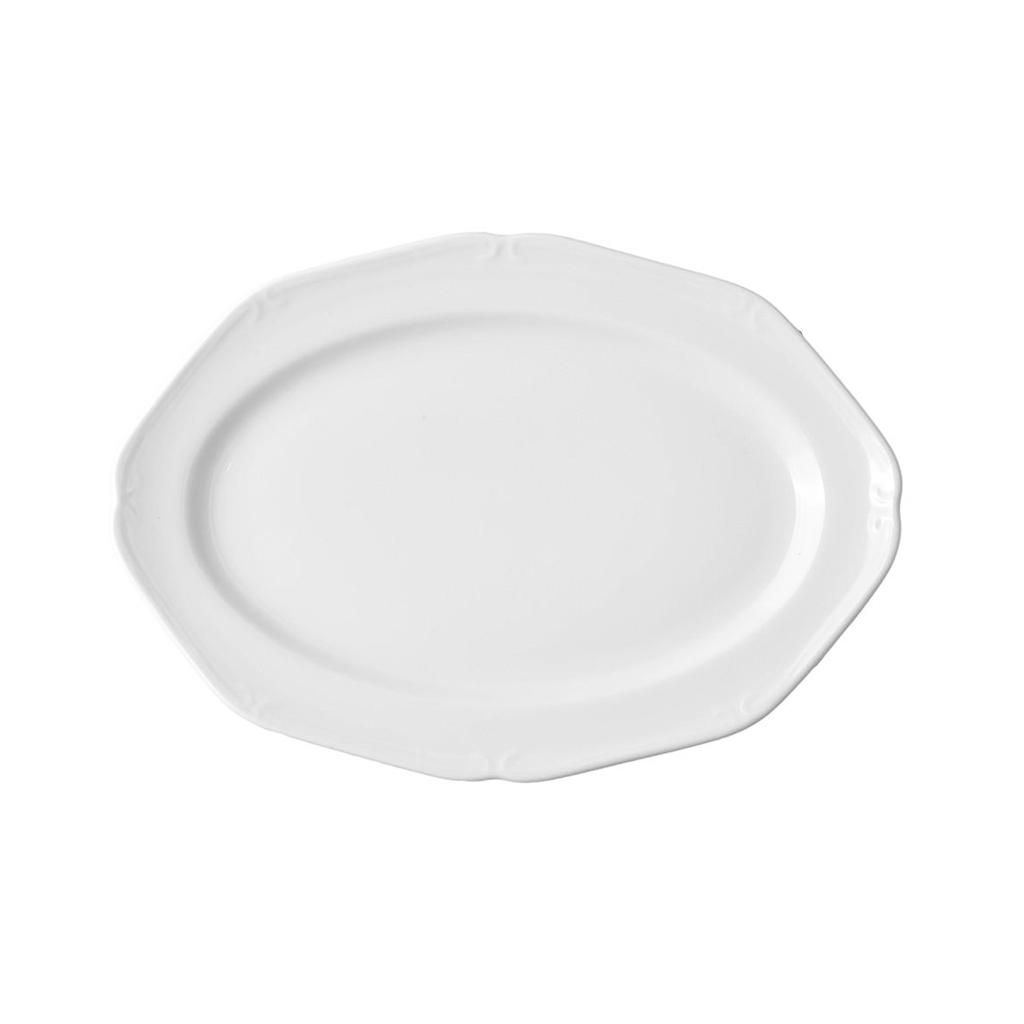 ΠΙΑΤΕΛΑ Πορσελάνης CLASSIC ΛΕΥΚΗ ΟΒΑΛ 25cm