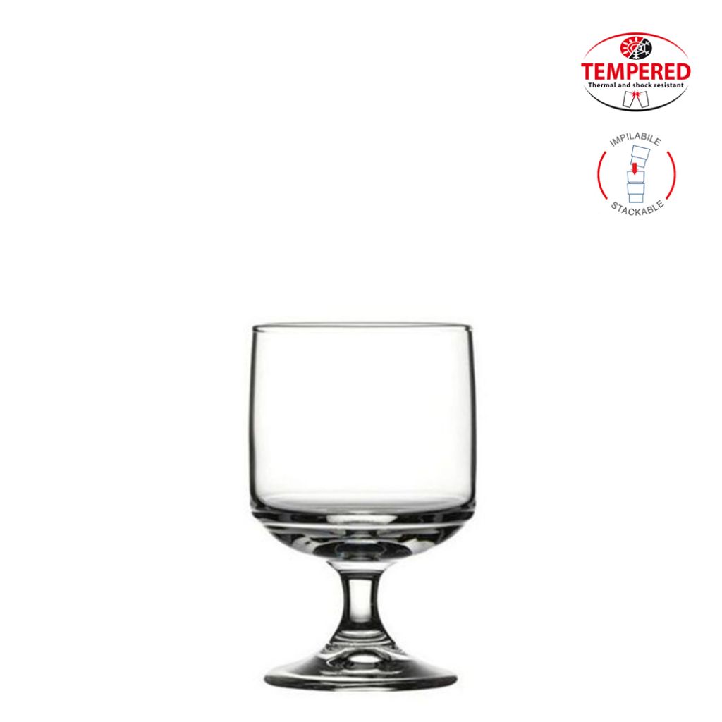 ΠΟΤΗΡΙ ΚΡΑΣΙΟΥ 220ml 'PASABAHCE-Tower' ΣΤΟΙΒΑΖΟΜΕΝΟ ΔΥΣΘΡΑΥΣΤΟ