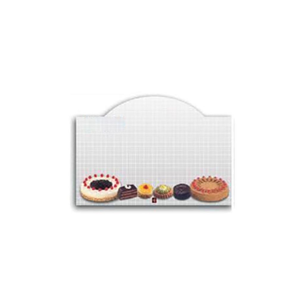 ΤΑΜΠΕΛΑΚΙ ΠΛΑΣΤΙΚΟ (10x7cm) 'ΖΑΧ/ΣΤΕΙΟ' Σετ 10Τ 'F&B'