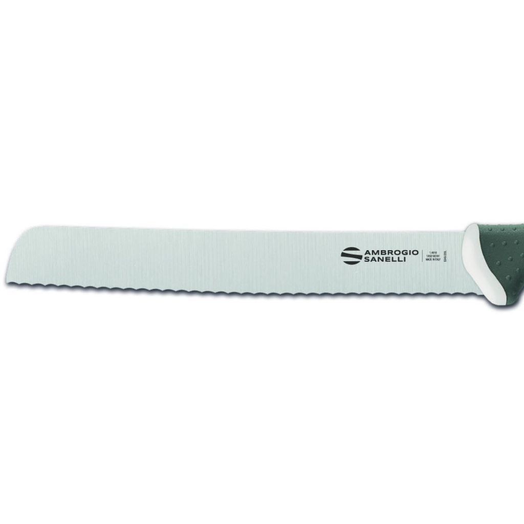 ΜΑΧΑΙΡΙ ΨΩΜΙΟΥ 21cm Sanelli Tecna Colore ΛΕΥΚΗ ΛΑΒΗ