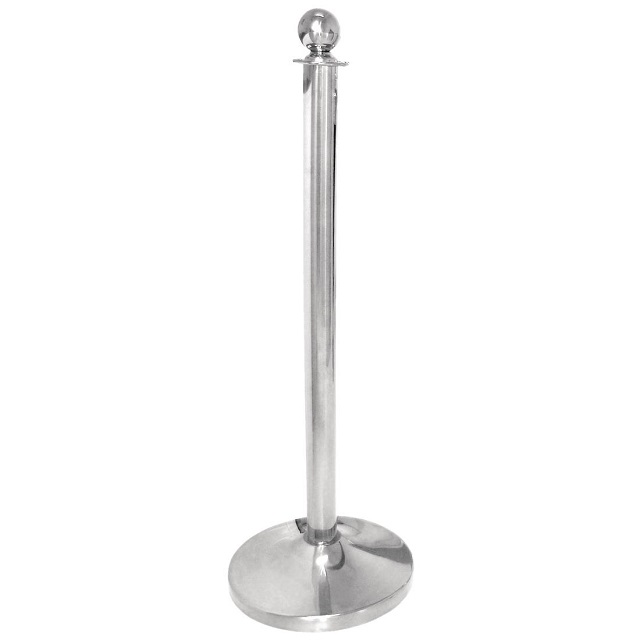 ΚΟΛΩΝΑΚΙ Διαχωριστικό INOX (Φ32Χ100cm) με Σφαιρική Κεφαλή