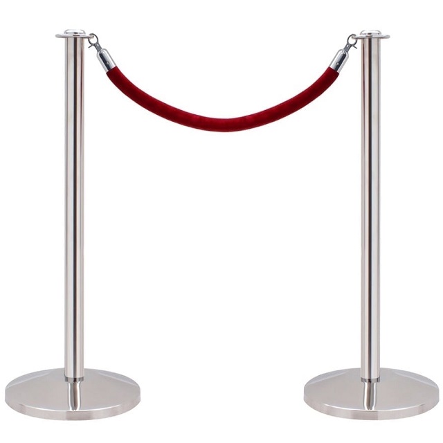 ΚΟΛΩΝΑΚΙ Διαχωριστικό INOX (Φ32Χ91cm) με Επίπεδη Κεφαλή
