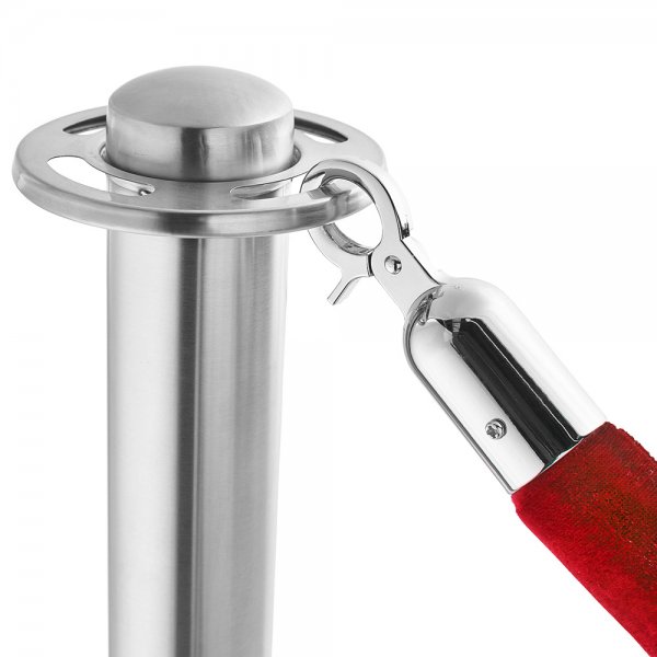 ΚΟΛΩΝΑΚΙ Διαχωριστικό INOX (Φ32Χ91cm) με Επίπεδη Κεφαλή