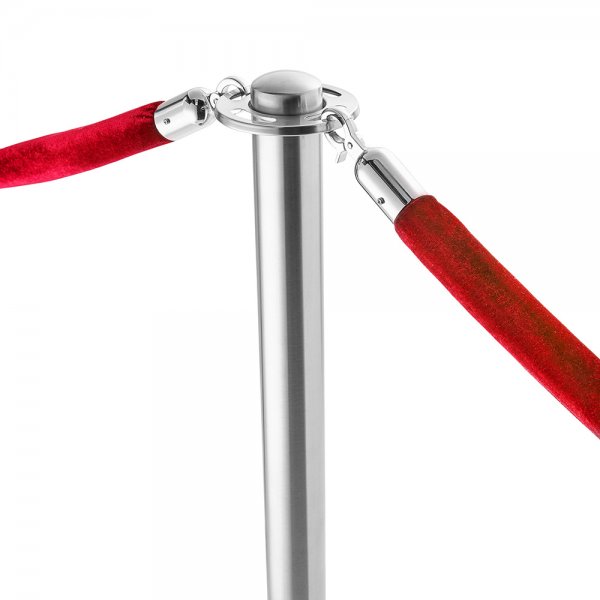 ΚΟΛΩΝΑΚΙ Διαχωριστικό INOX (Φ32Χ91cm) με Επίπεδη Κεφαλή