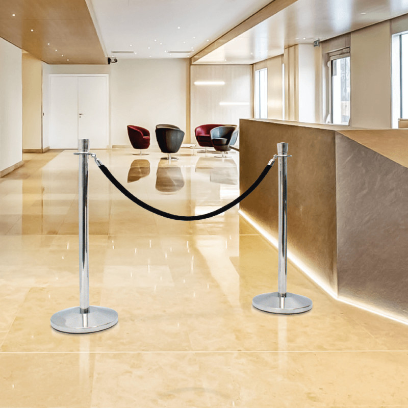 ΚΟΛΩΝΑΚΙ Διαχωριστικό INOX (Φ32Χ95cm) με Κωνική Κεφαλή