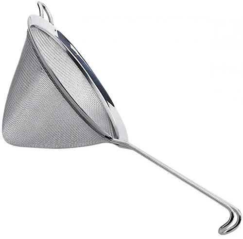 ΣΟΥΡΩΤΗΡΙ INOX Κωνικό με 2πλή Σίτα (Φ18cm) ‘HENDI’
