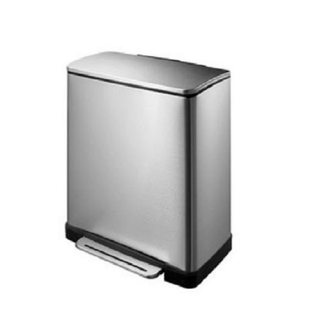 ΚΑΔΟΣ ΑΠΟΡΡΙΜΜΑΤΩΝ (50lt) INOX με Πεντάλ /ΥΔΡΑΥΛΙΚΟ Καπάκι 'F&B'