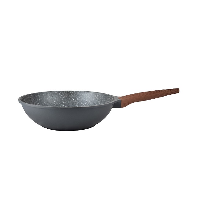 ΤΗΓΑΝΙ WOK Οικιακό ΑΛΟΥΜΙΝΙΟΥ INDUCTION ΑΝΤΙΚΟΛΛΗΤΙΚΟ (Φ28cm) ‘F&B-Stone’