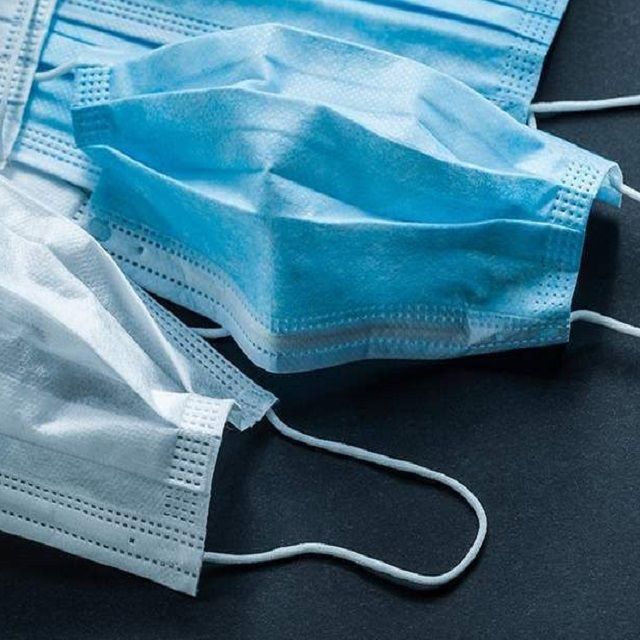 ΜΑΣΚΑ ΠΡΟΣΩΠΟΥ μιας χρήσης 3Φ ΓΑΛΑΖΙΑ (10Τ) 'F&B'